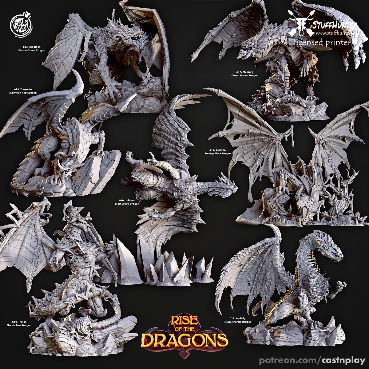 Belevon Swamp Black Dragon - Rise of the Dragons – STUFFHUNTER