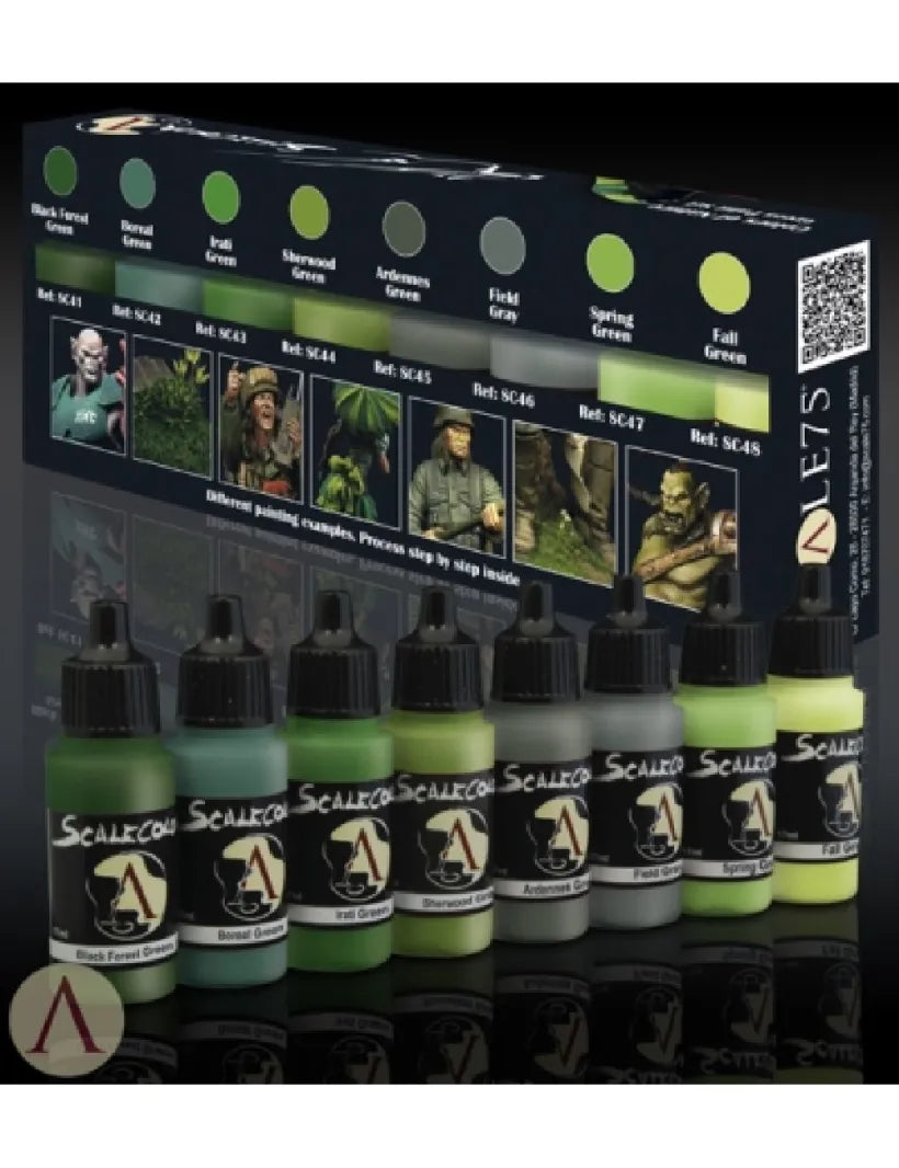Colors of Nature Green Paint Set - Scale 75 - Farbset – STUFFHUNTER