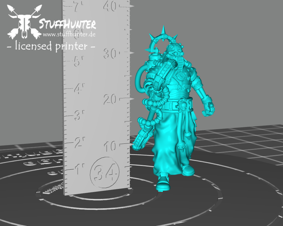 Machine Cult - Shock Priests with Staff (5) – STUFFHUNTER