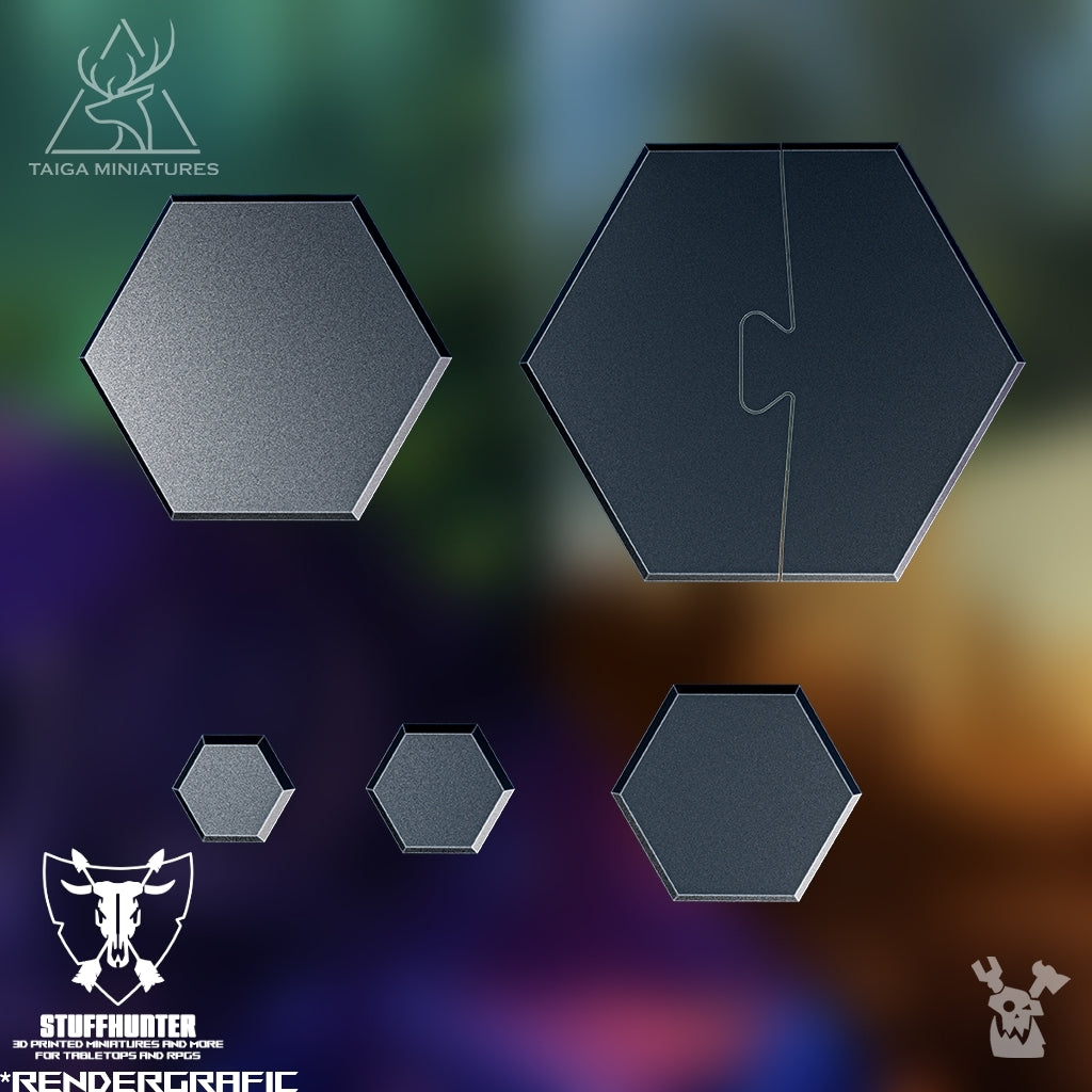 Tabletop Bases Hexagon – STUFFHUNTER