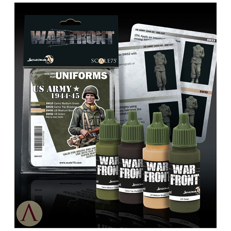 US Army 1944-45 Paint Set for Uniform - Scale 75 - Farbset – STUFFHUNTER