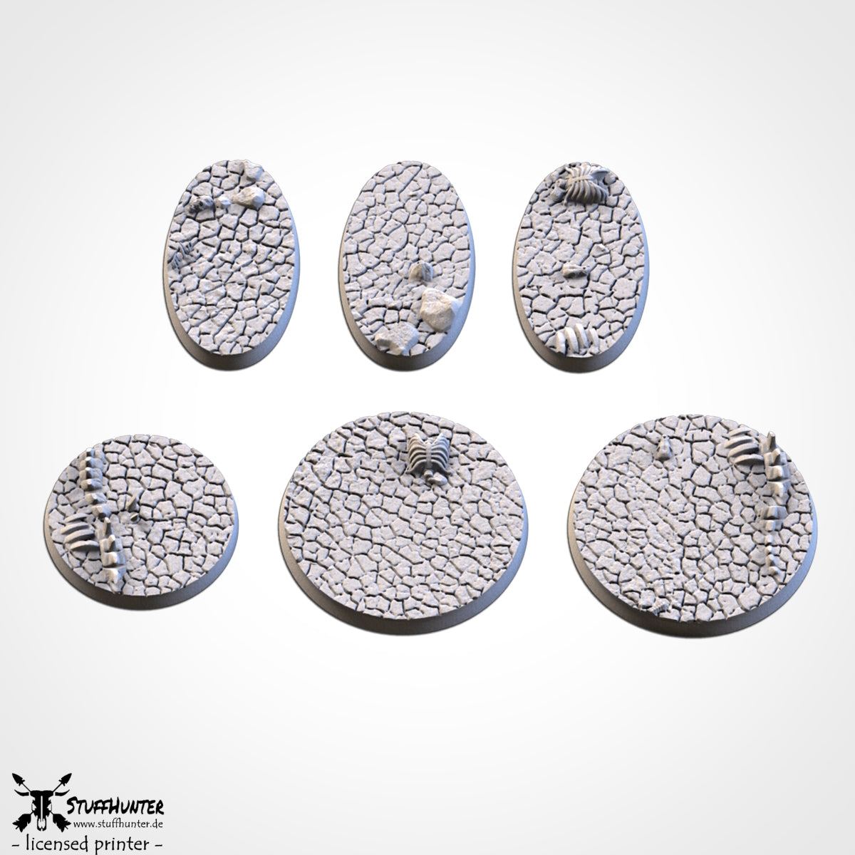 Cracked Desert Bases (Rund / Oval) – STUFFHUNTER