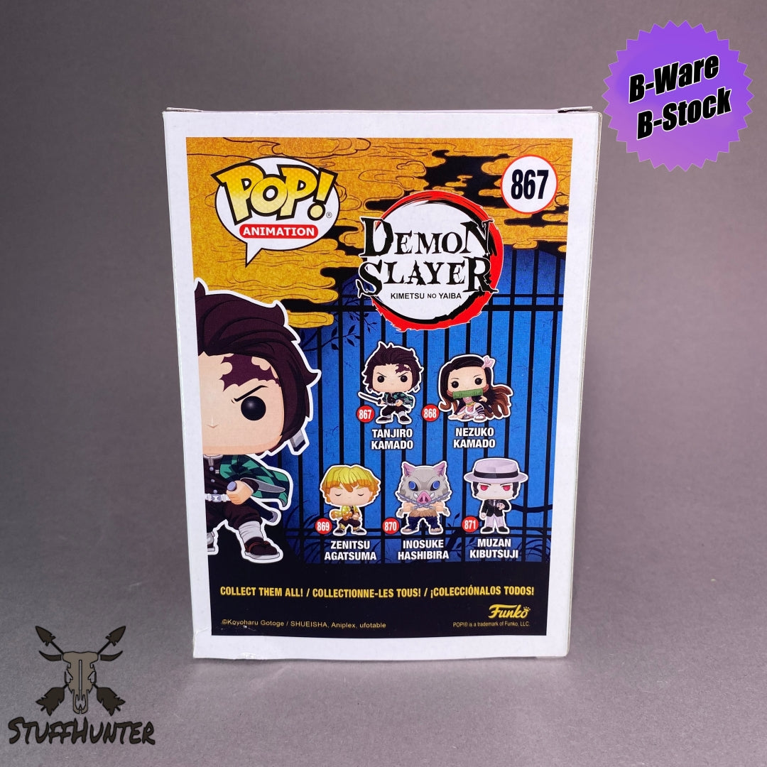 Funko POP! Demon Slayer Tanjiro Kamado # 867 - B-Ware 2nd Life Neu ID66 ...