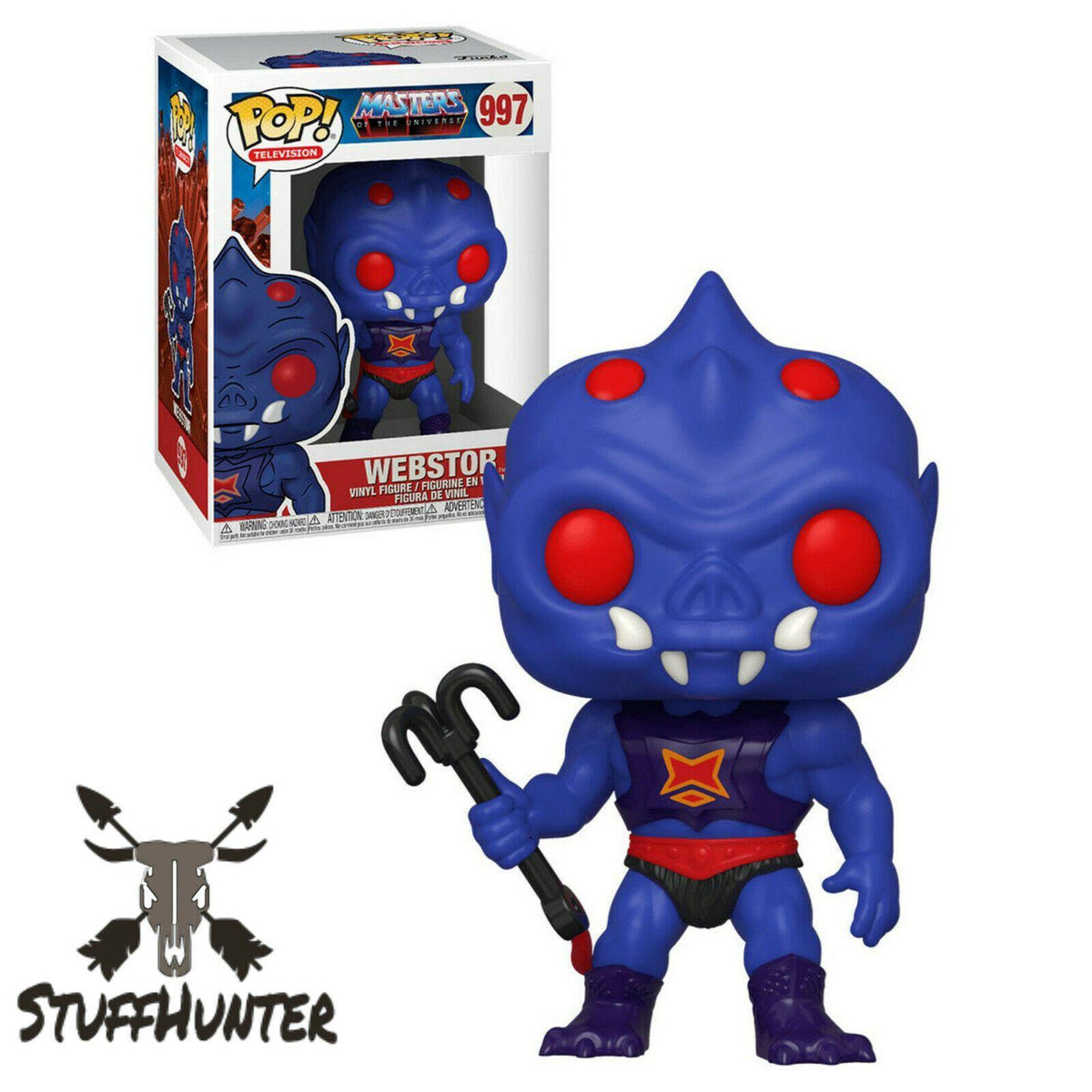 Funko POP! Masters of the Universe MotU WEBSTOR #997 - Neu – STUFFHUNTER