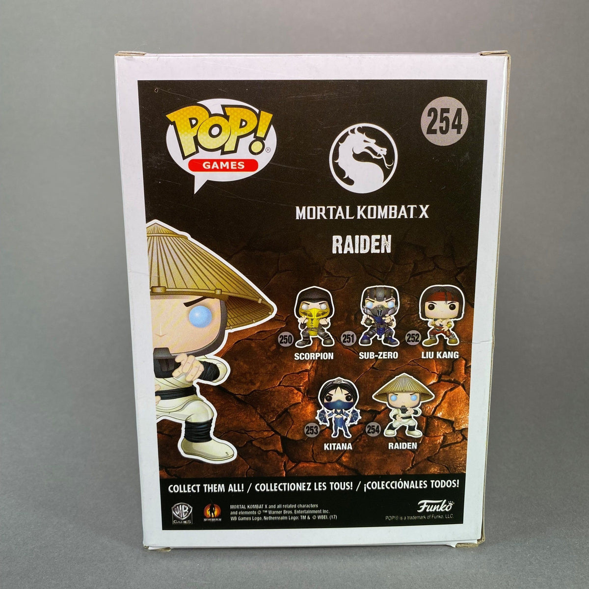 Funko POP! Mortal Kombat X Raiden #254 OVP 2nd Life ID53 – STUFFHUNTER
