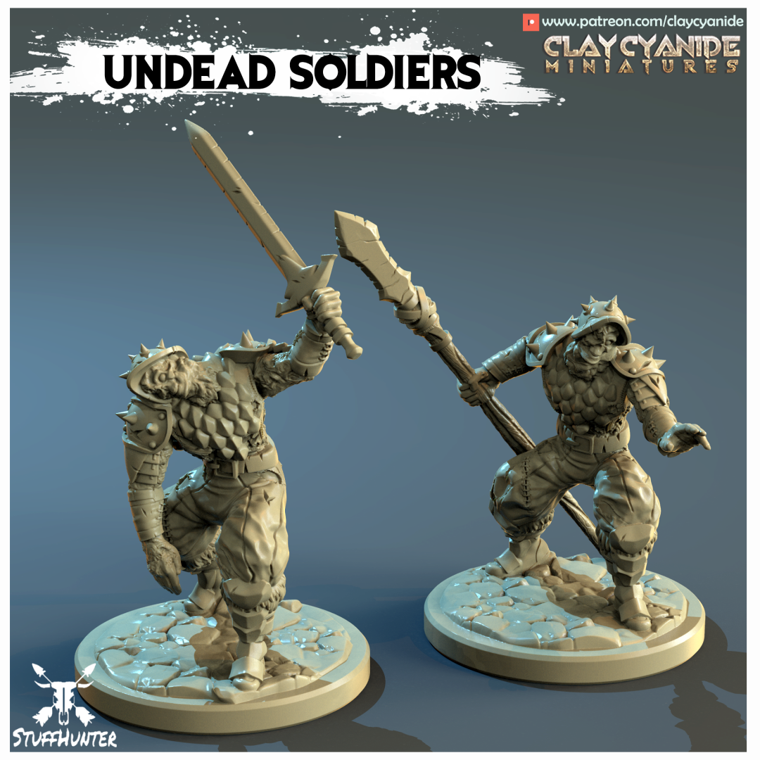 Undead Soldiers (Auswahl) - 35mm 75mm – STUFFHUNTER